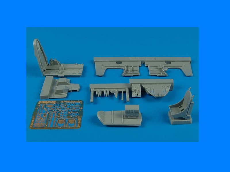 AIR4435 P-400 Airacobra cockpit set 1/48 | Unique Master Models