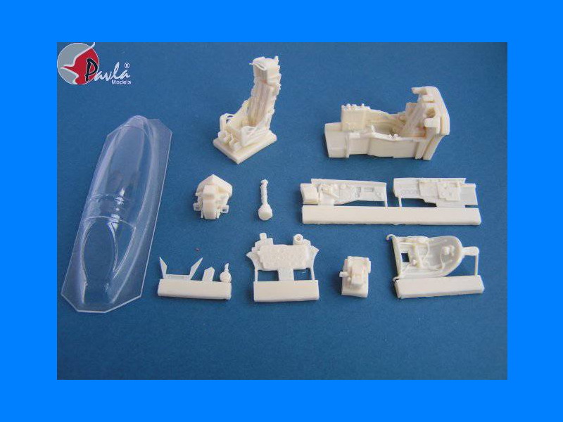 C32002 Mig-19PM Cockpit detail set & Vacu canopy 1/32 | Unique Master ...