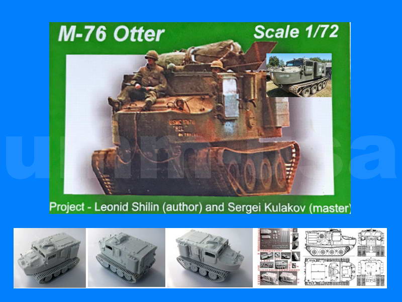 CRC72002 U.S. ARMY M76 "OTTER" - Tractor amphibian 1/72 | Unique Master ...