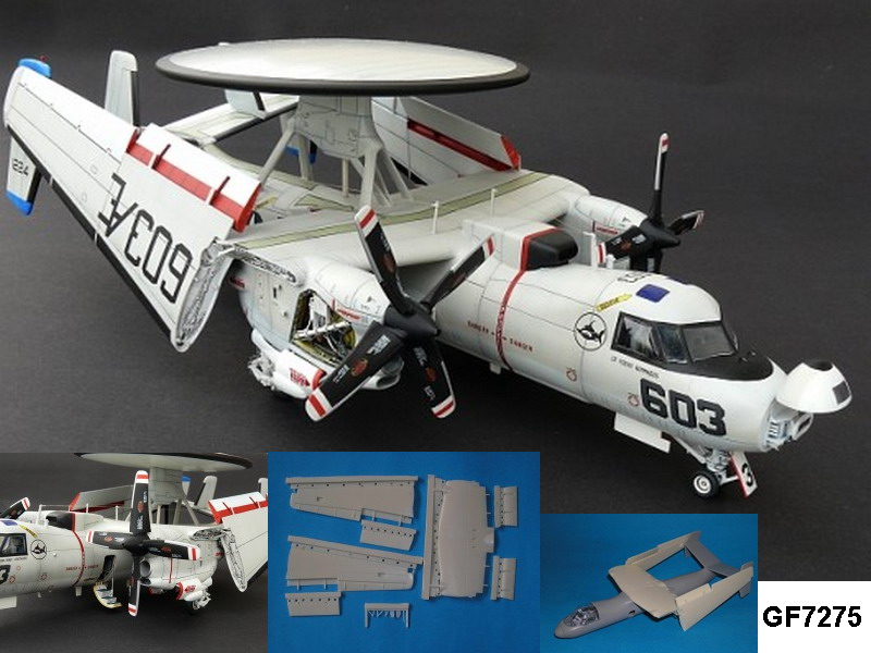 GF7275 E-2 Hawkeye Wing fold - Detail set 1/72 | Unique Master Models