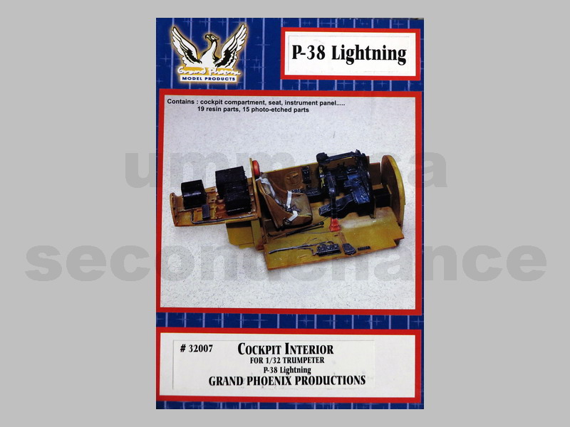 GP32007 P-38 Lightning Cockpit Interior RARE 1/32 | Unique Master Models