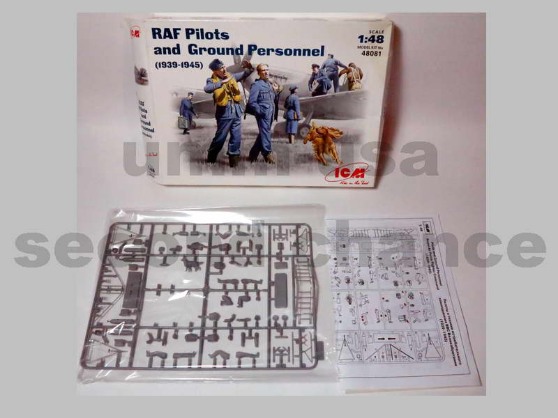 ICM-48081 RAF Pilots And Ground Personnel (1939-1945) (B.32) 1/4 ...