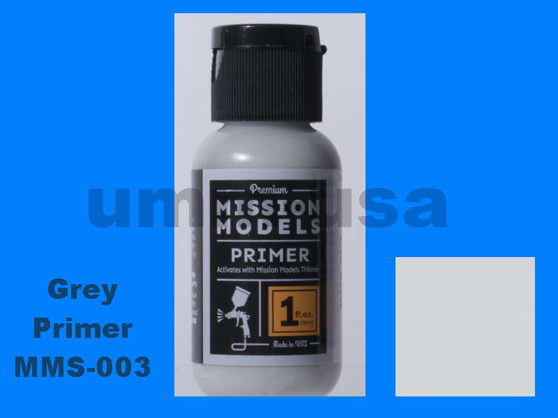 MMS003 GREY PRIMER 1oz - Acrylic Primer | Unique Master Models
