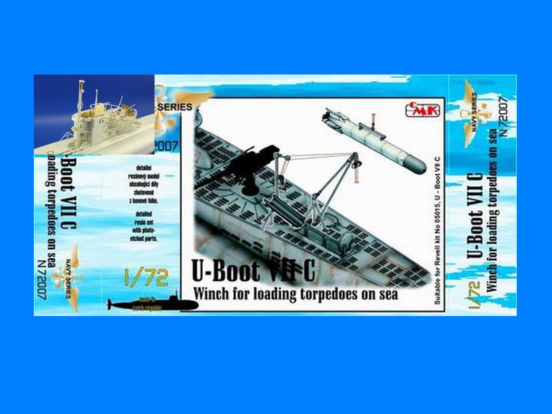 N72008 U-Boat VII C Rear Torpedo Loading Hatch 1/72 | Unique Master Models