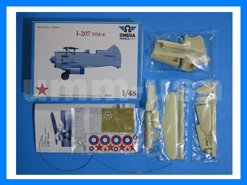 OM48031 Borovkov - Florov I-207 DM4 1/48 | Unique Master Models