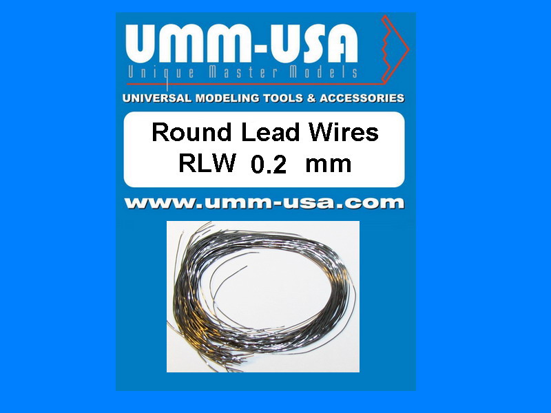 RLW02 Round Lead Wires 0.2mm | Unique Master Models