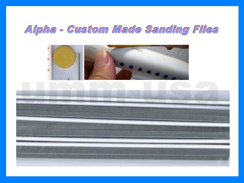 SF1000 Custom Sanding Files "1000 Grit" | Unique Master Models