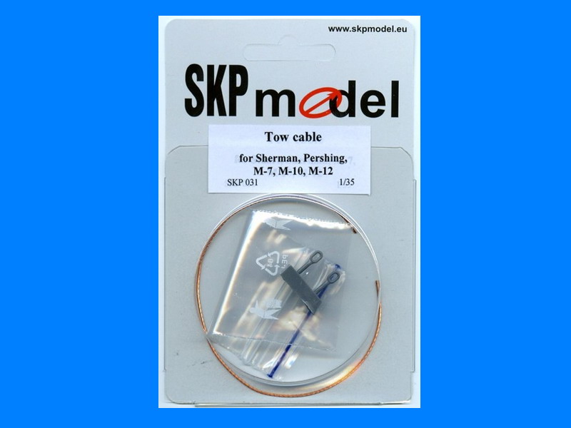 SKP031 Tow cable for Sherman, Pershing 1/35 | Unique Master Models