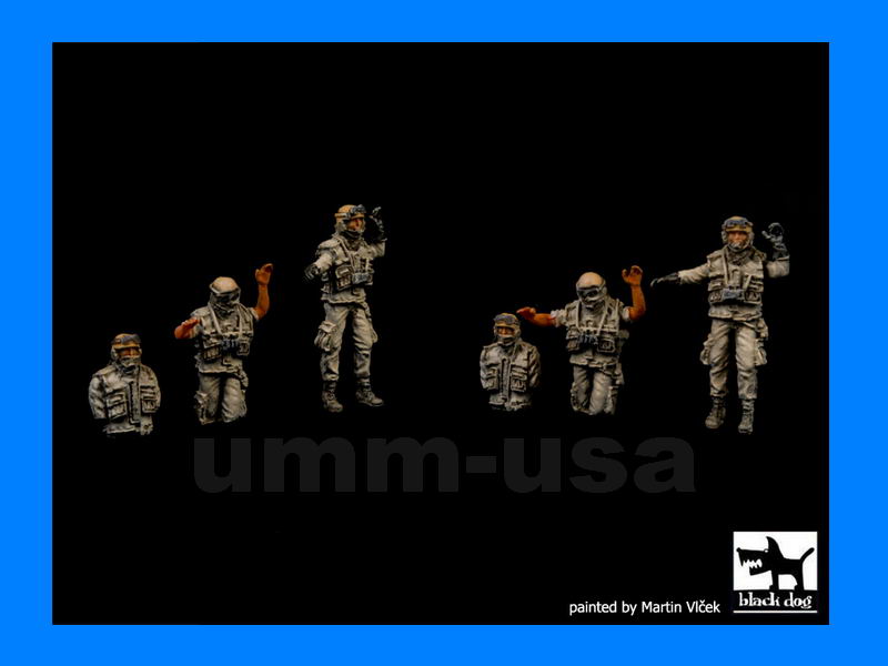 T72051 US modern tank crew 1/72 | Unique Master Models