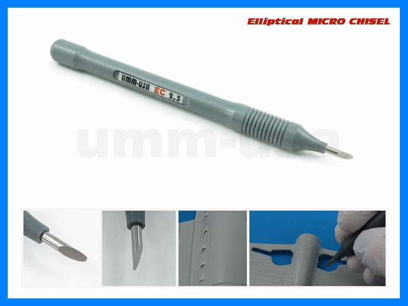 UMM38 UMM™ ULTRA MICRO CHISEL - 2.5mm ELLIPTICAL | Unique Master Models