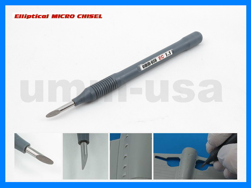 UMM40 UMM™ ULTRA MICRO CHISEL - 3.5mm ELLIPTICAL | Unique Master Models