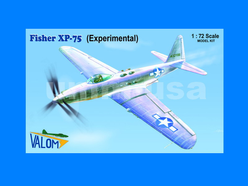 V72082 Fisher XP-75 (experimental) 1/72 | Unique Master Models