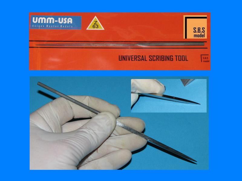 Z0063 SCRIBER / REAMER - Triangular Scribing Tool | Unique Master Models